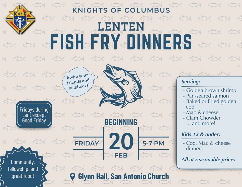 KoC Friday Fish Fry – San Antonio de Padua